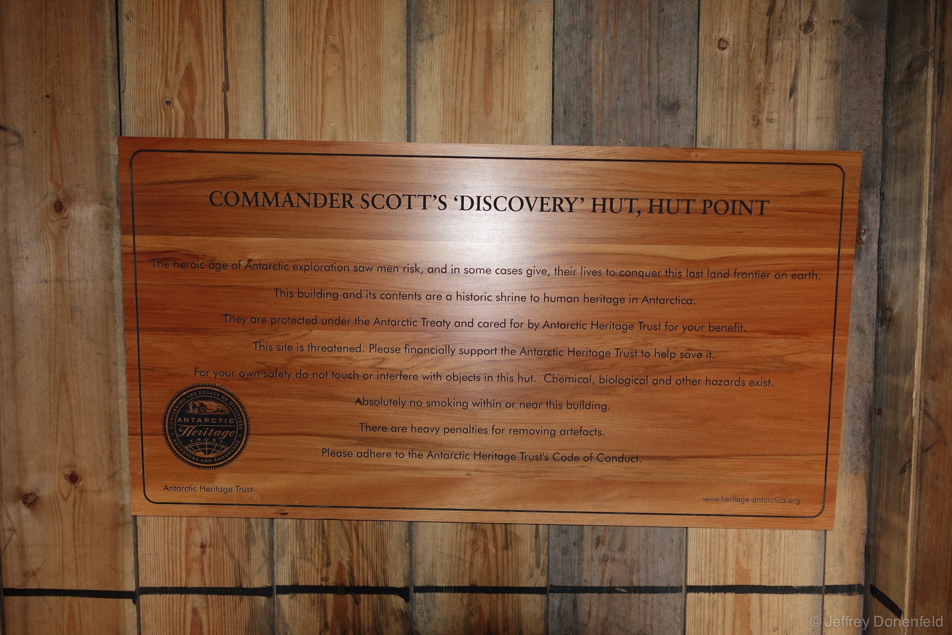 Inside Captain RF Scott’s Discovery Hut, Hut Point, Antarctica ...