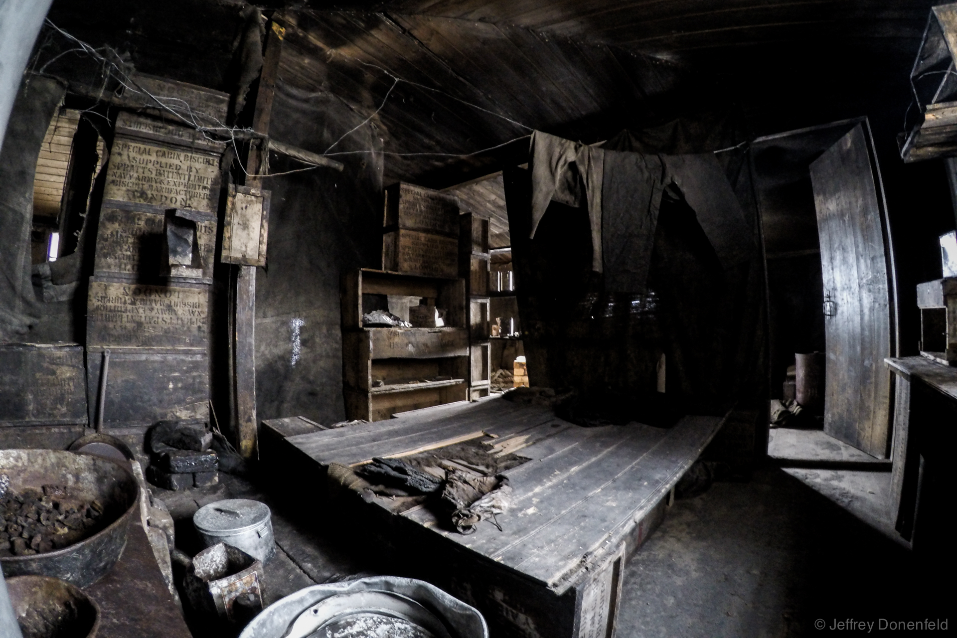 Inside Captain RF Scott’s Discovery Hut, Hut Point, Antarctica ...